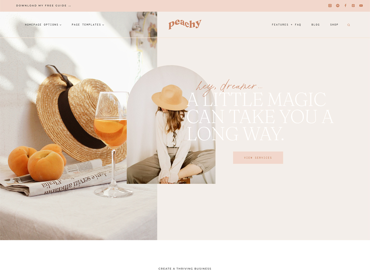 peachy-theme-preview – Just So Elina